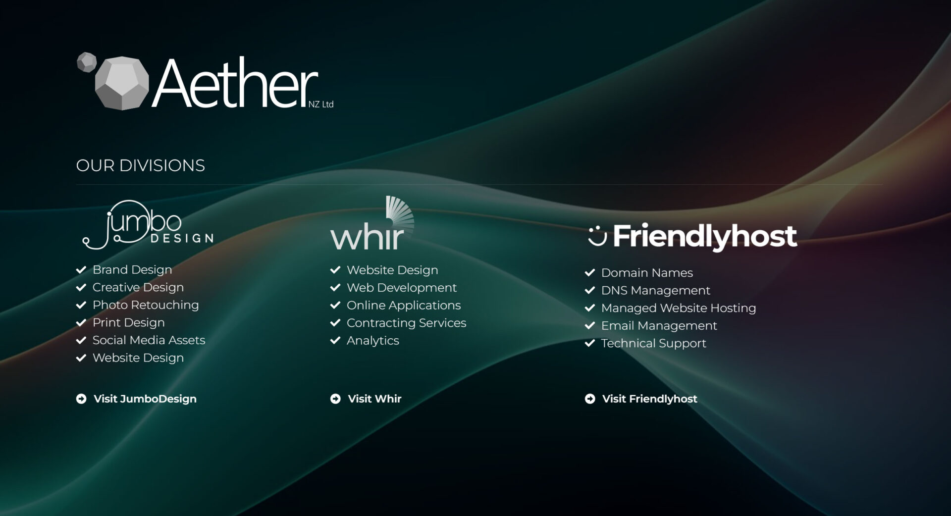 About Aether NZ - Design and Web Development Bay of Plenty